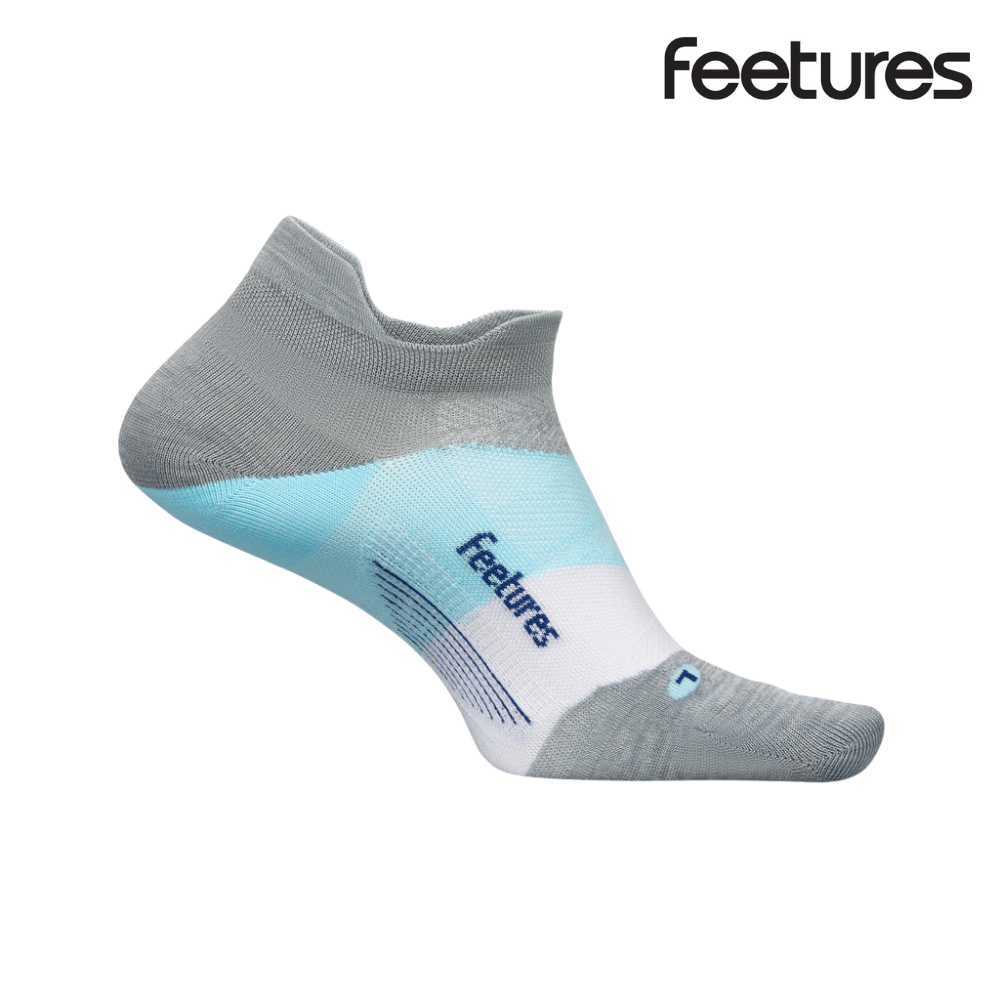 Feetures Active Elite Ultra Light Cushion No Show Tab - Gray Sky ...