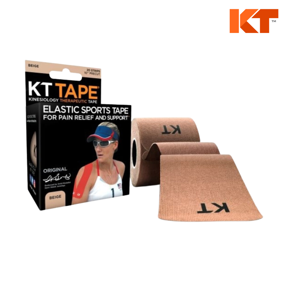 KT Tape Cotton 20 Strip - Beige – Running Lab Malaysia