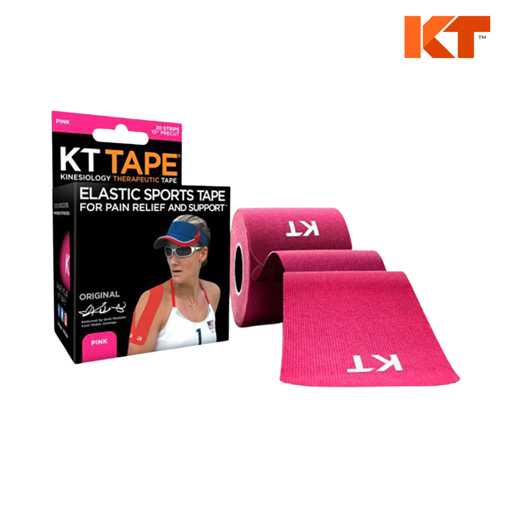 KT Tape Cotton 20 Strip - Pink – Running Lab Malaysia