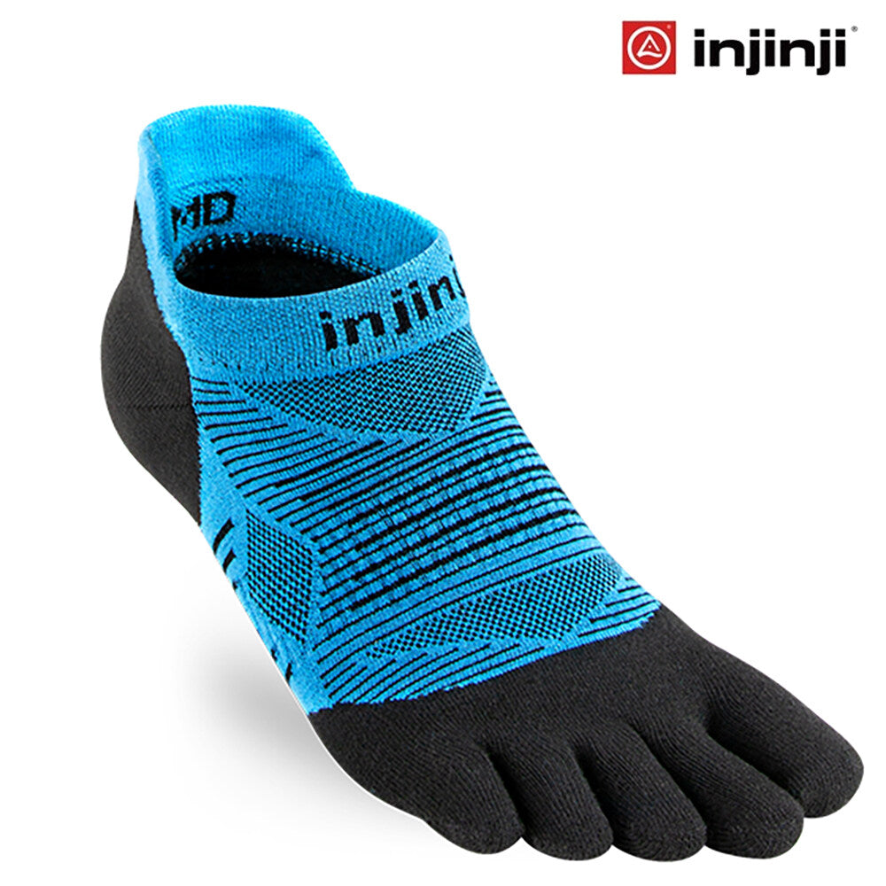 Injinji Performance 2.0 Original Weight No-Show Coolmax Socks - Malibu ...