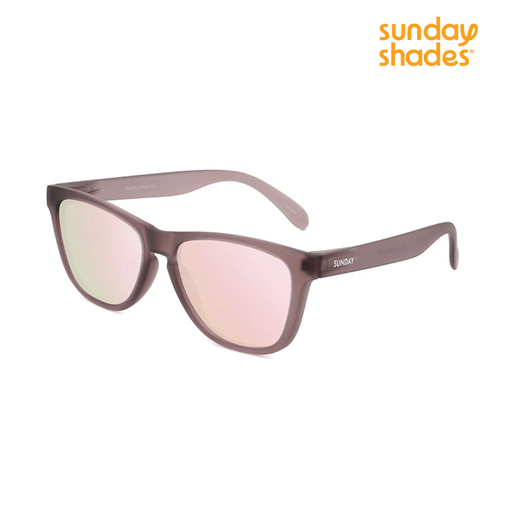 Sunday Shades Classic Series Sunglasses - Plumier Rose – Running Lab ...